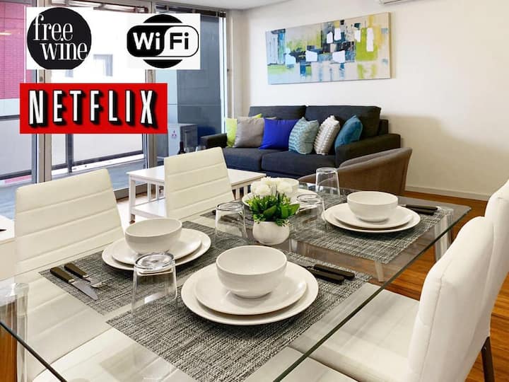 Stylish Cbd Apt With Wifi Walk To Fringe - Adelaide