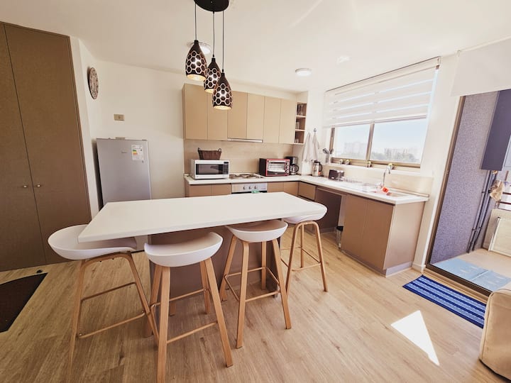 Arriendo Depto. Familiar Papudo, Playa Puyai. - Papudo