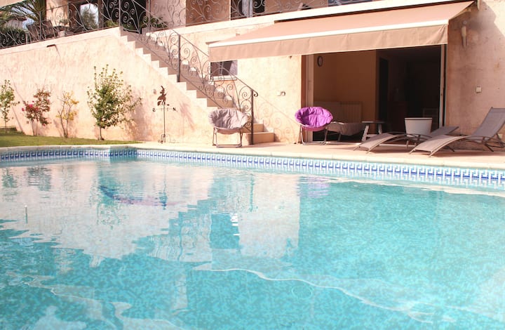 Appartement Piscine Privée Et Jardin Dans Villa - Nizza