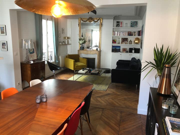 Bel Apt Haussmanien Rénové - Marais - Paris Centre - Paris
