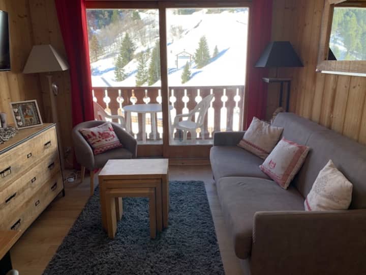 Mottaret- Bel Appartement Pied Des Pistes - 4 Pers - Courchevel 1850