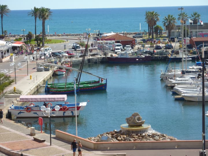 Magnifique Studio Vues Sur Mer, Port Et Montagnes - Saint-Cyprien