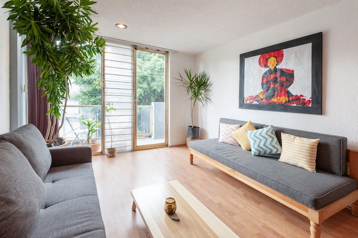 Fresh & Comfy Apartment With Full Kitchen In Roma - Mexico City
