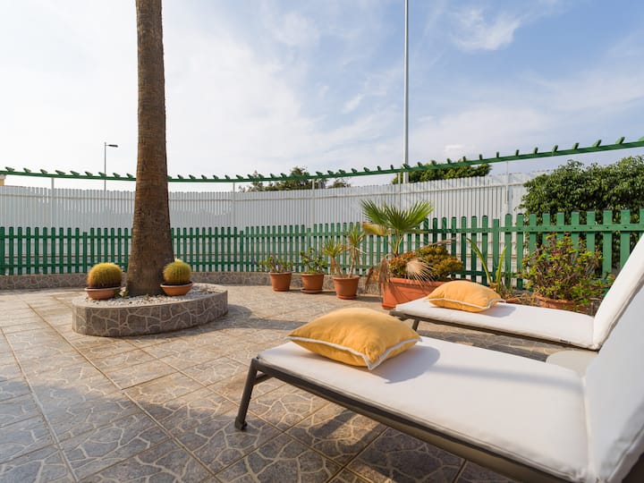 Bungalow Campo Internacional. Parque Gaviota - Maspalomas