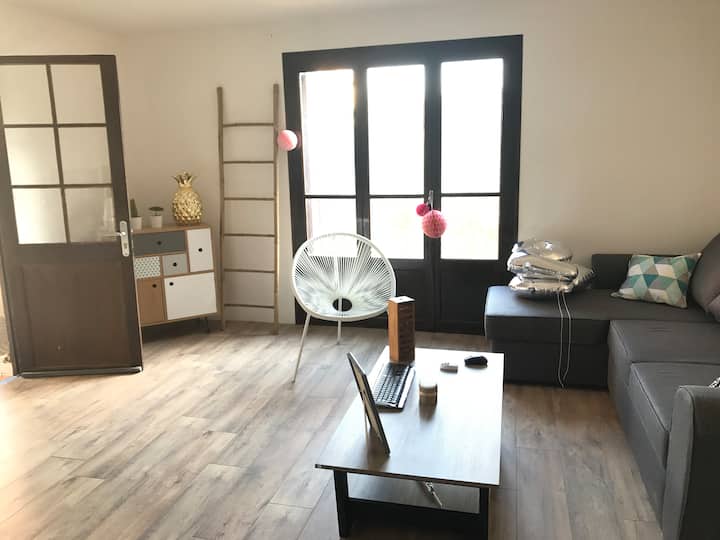 F3 Avec Piscine Privée Rdc De Maison De Charme - Perpignan