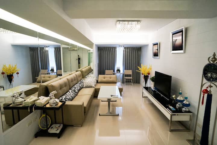 Deluxe2br/near Ntnu Ximen Gutting / Huge/sleep6 - Da’an District