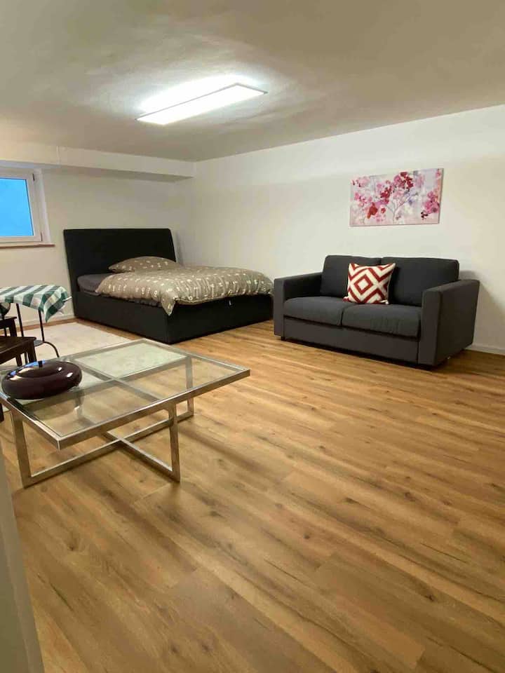 Big Studio, Private Bath + Kitchen In 1-fam. Home - München