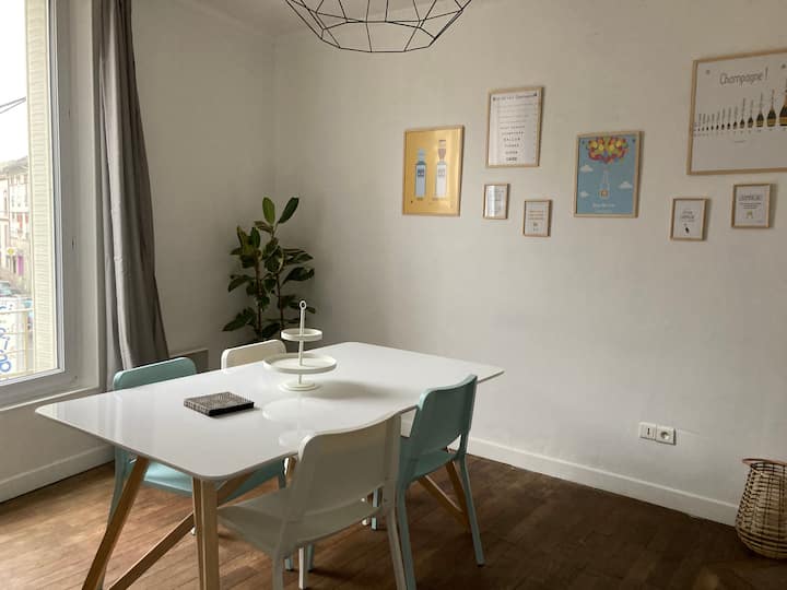 🍾 Plein Centre Epernay, Appartement Cosy - Épernay