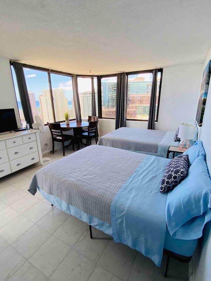 37th Fl:amazing Ocean View/skyline,walk To Waikiki - O‘ahu, HI