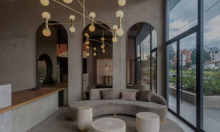 Unique Design Loft With Private Terrace - La Calera, Colombia
