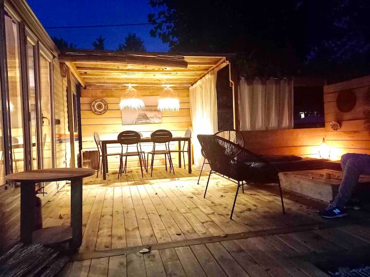 Mobilhome Cabane Et Bambou Entre Mer Et Verdon - Le Muy