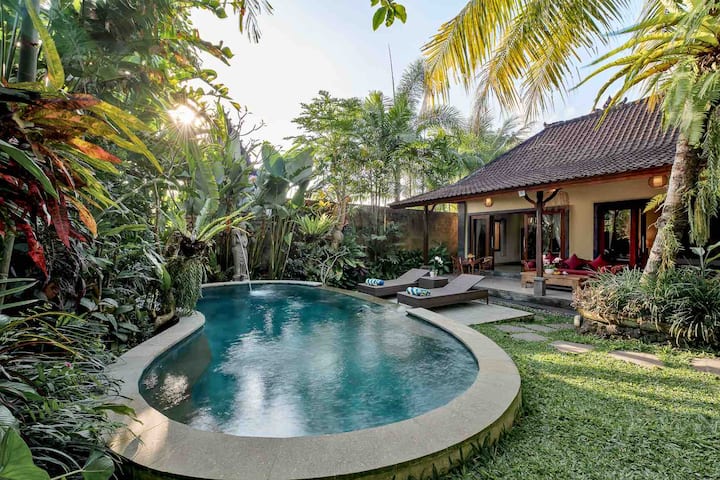 1 Br Private Room And Private Pool Rice Field View - Ubud