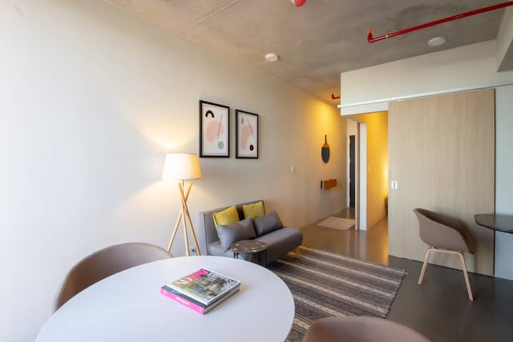 Minimalist Loft With Breathtaking City View - San José