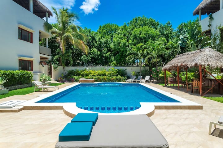 Privatetownhouse: 2br+pool+wifi+pkg+pet Friendly - Tulum