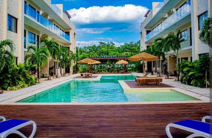 Depa A Solo 8 Min De La  Playa - Tulum