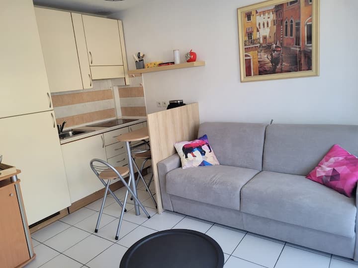 Studio Clim, Terrasse, 2 Ou 3 Pers 1 Lit D'appoint - Menton