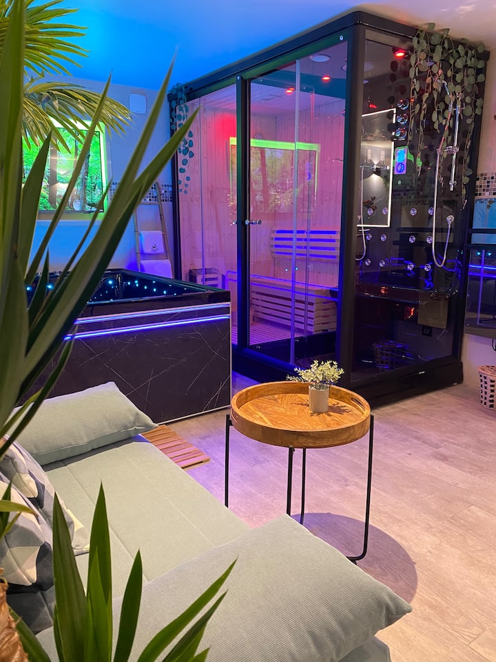 Havre De Détente –Jacuzzi, Hammam, Sauna Privatifs - Île-de-France