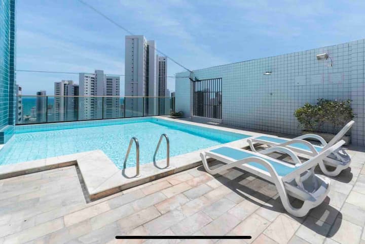 Praia E Piscina 17 Andar Vista Panoramica - Boa Viagem