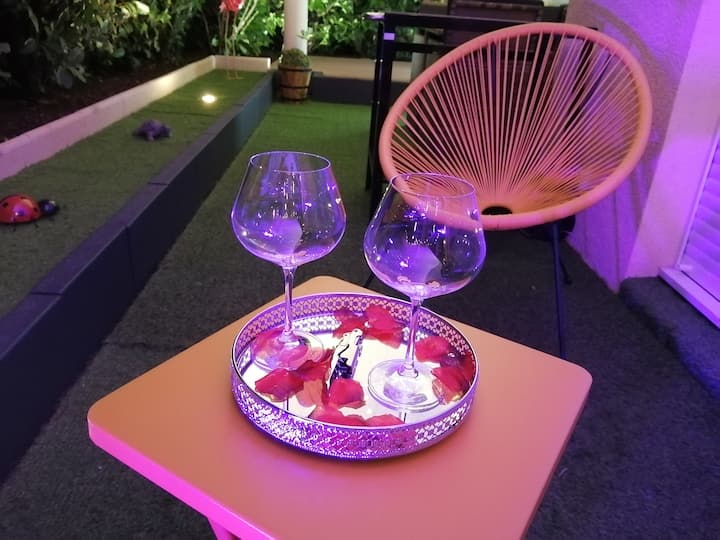 Rez De Jardin,balnéo, Clim,romantisme  Glamour ❤️2 - Digione