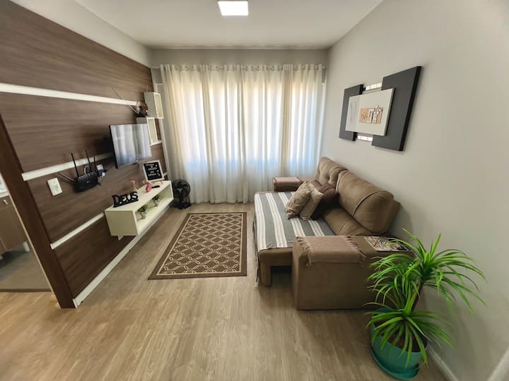 Apto De 1 Quarto No Centro! Split, Wi-fi, Garagem! - Criciúma