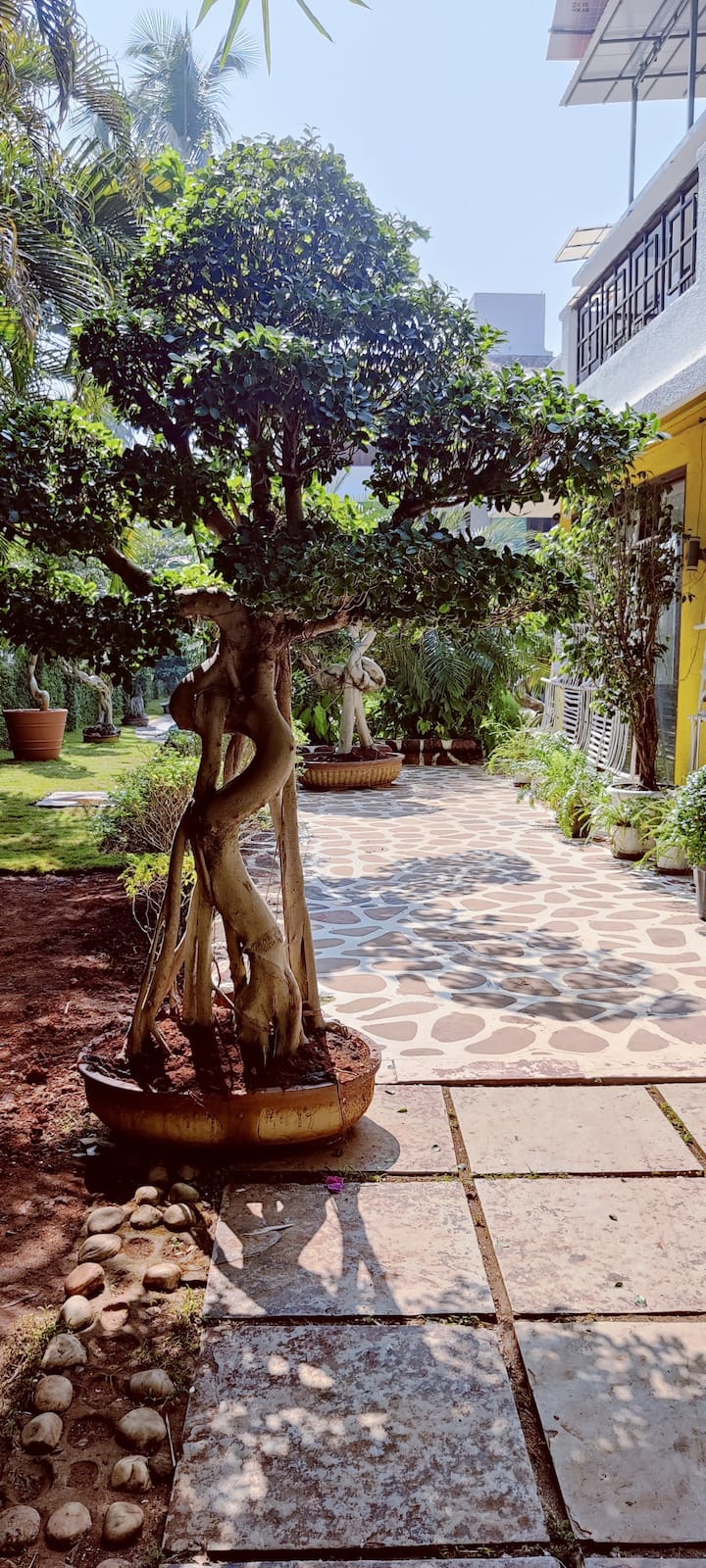 Azure Bonsai |Tranquil 3br With Pool & Sauna - Goa