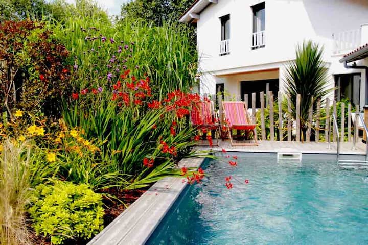Maison + Piscine Proche Biarritz St Jean De Luz - Ascain