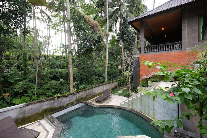 Orang Sawah Ubud~1br Prvt Villa~greenery Pool View - Bali