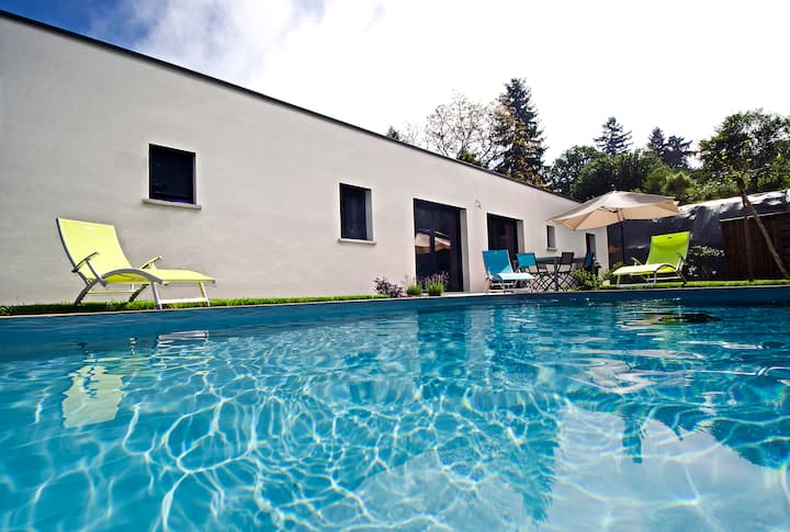 Maison D'architecte+piscine Chauffée Dans Sarlat - Sarlat-la-Canéda