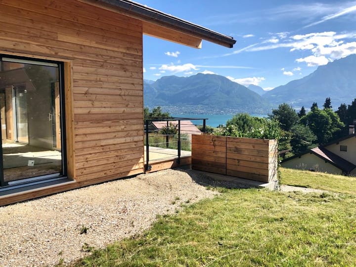 Chalet Cosy Avec Vue Imprenable - Lake Annecy