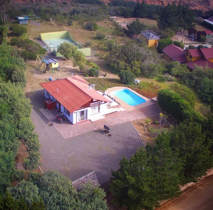 Acogedora Casa De Playa En Campomar Tunquén - Chile