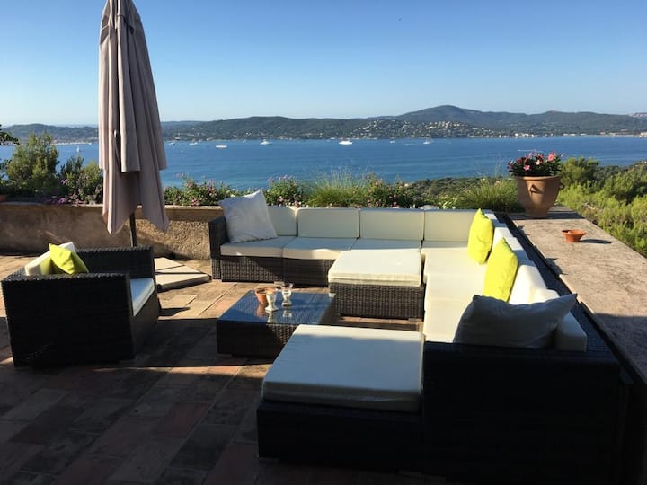 Villa Vue Mer Panoramique Exceptionnelle Au Calme - Le Plan-de-la-Tour