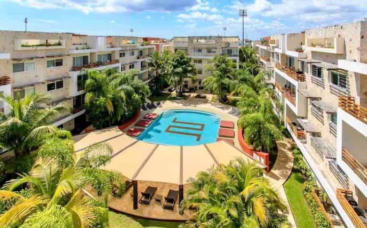 Depto De 2 Recámaras En Sabbia A Metros Del Mar - Playa del Carmen