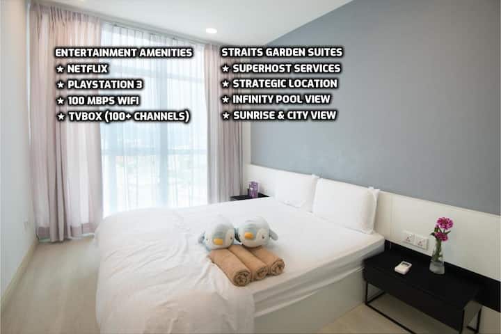 Couples Getaway Xi | 舒适二房一厅城市公寓 - Pulau Pinang