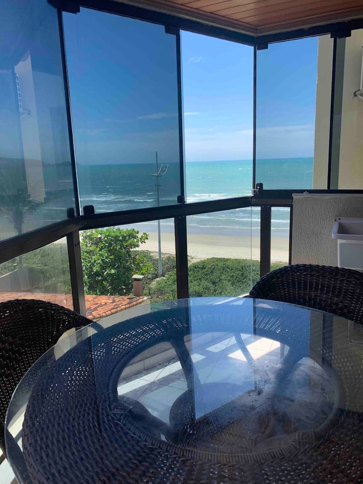 Lindo Apartamento Pé Na Areia E Vista Para O Mar - Itapema