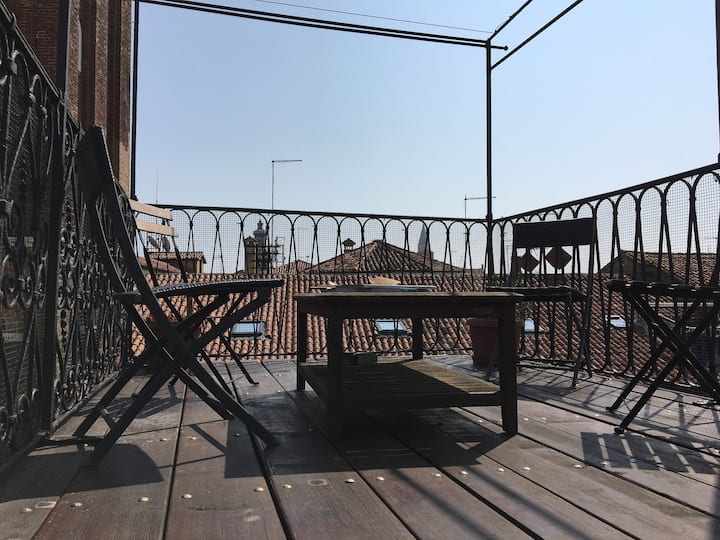 Charming Apartment In Rialto Market - Roof Terrace - Venise