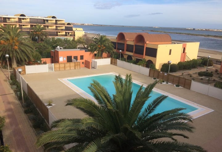 Studio Cabine 4 Couchages / Résidence Sécurisée - Gruissan