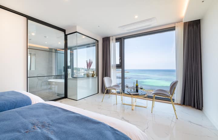 Jeju Airport 5min｜new Oceanview Suite W/ Bathtub - 제주시