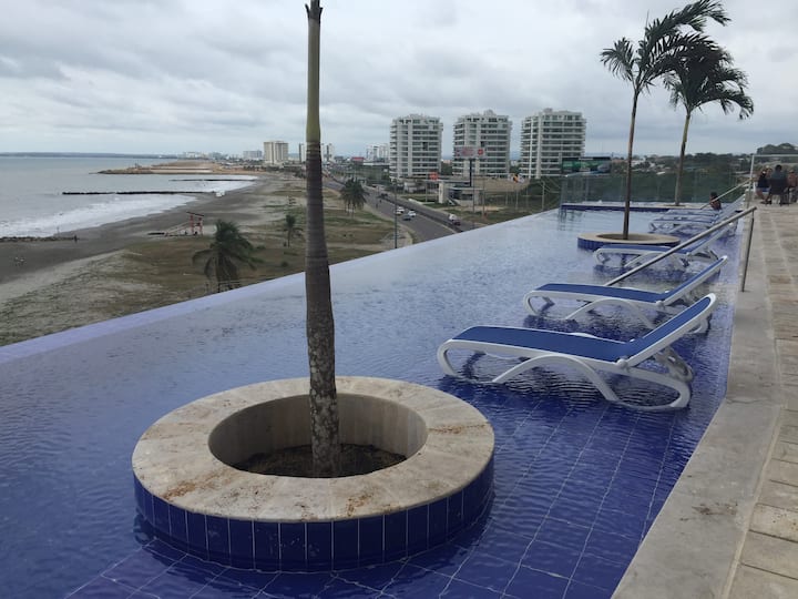 Beachfront Apt, 22nd Floor, Wifi, 5 Min Old City - Cartagena