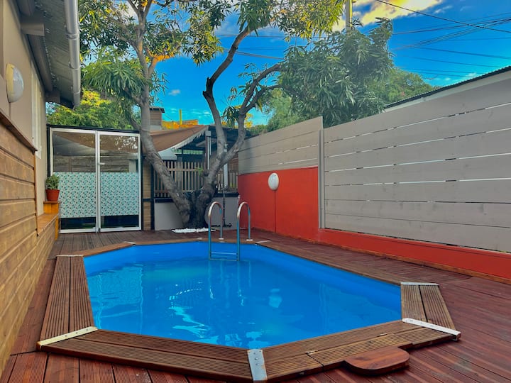 Maison Lantanas - Maison Conviviale Avec Piscine - La Réunion