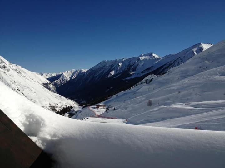 26, Au Pied Des Pistes, Balcon Terrasse Vue Vallée - Aragnouet