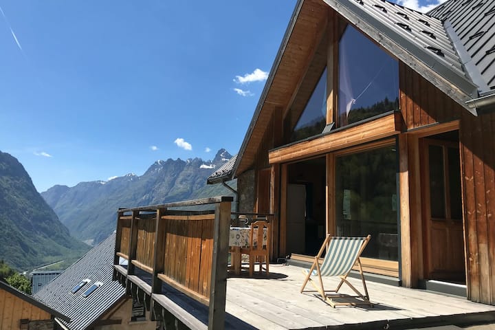 Chalet Convivial Avec Vue - Le Petit Belvédère - Oz-en-Oisans