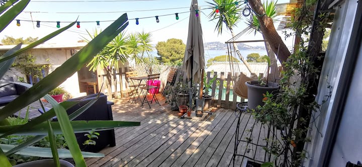 Cabanon Vue Mer 4 Pers - Giens - Porquerolles