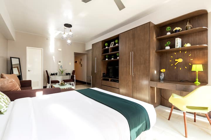 Stylish New Studio By Greenbelt Mall W/ Wifi(m3) - Manila