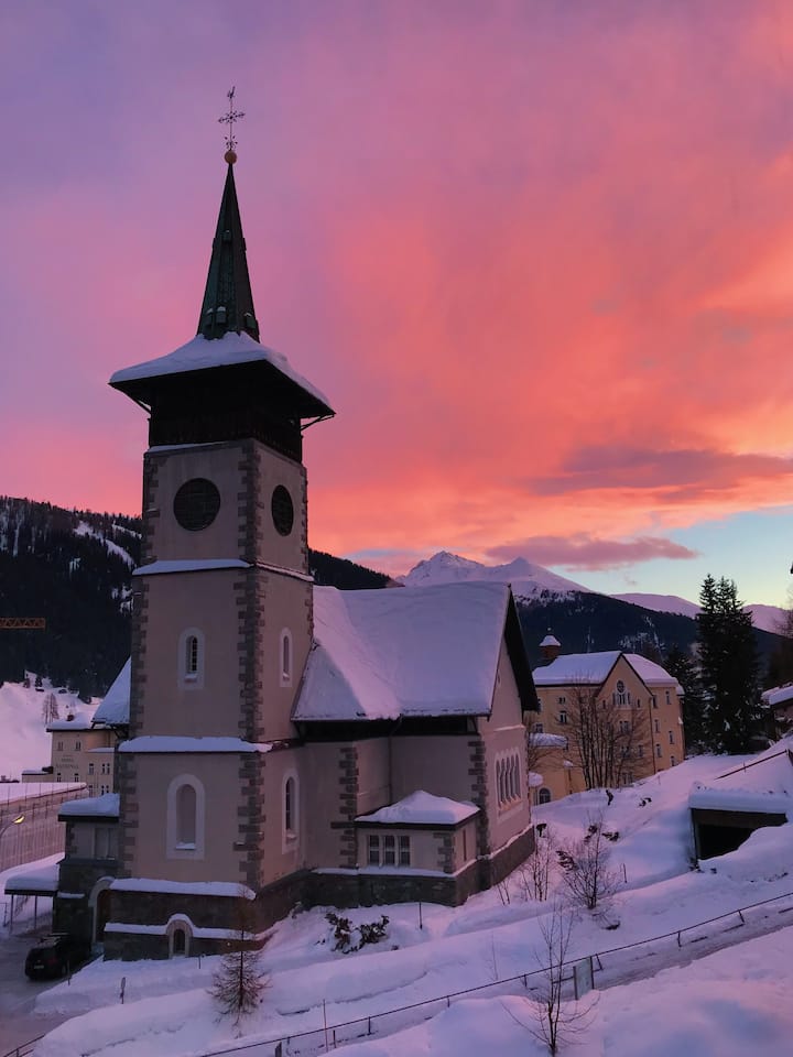 Wunderschöne Wohnung Mit Ausblick Auf Die Berge - Davos