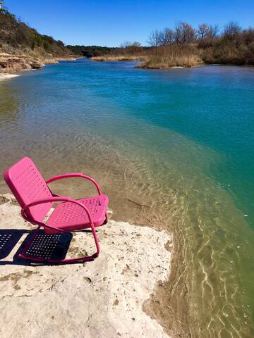 Llano River - 1 BR Cabin - Site 6 - Cabins for Rent in Mason, Texas ...