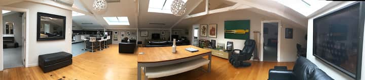 2 Bedroom Loft Apartment Living Walk To Octagon - ダニーデン