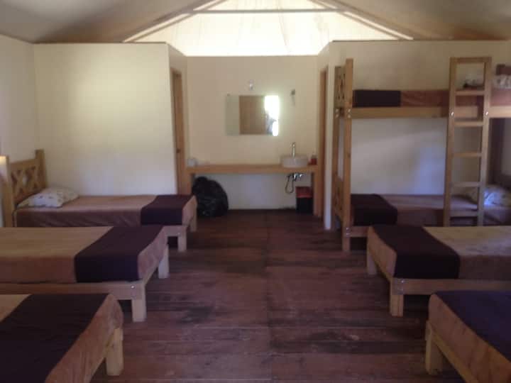 Cabaña Tipo Glamping Para 7 Personas - La Manzanilla de La Paz