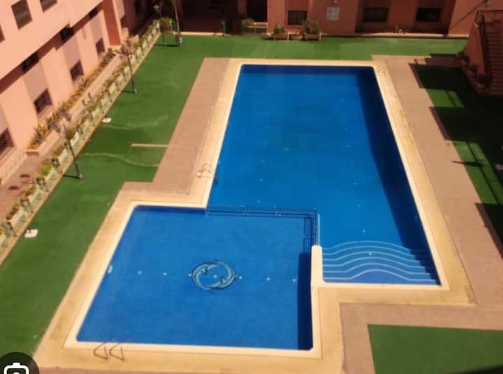 Appartement Marrakech/piscine/fibre/parking Privée - Marrakech
