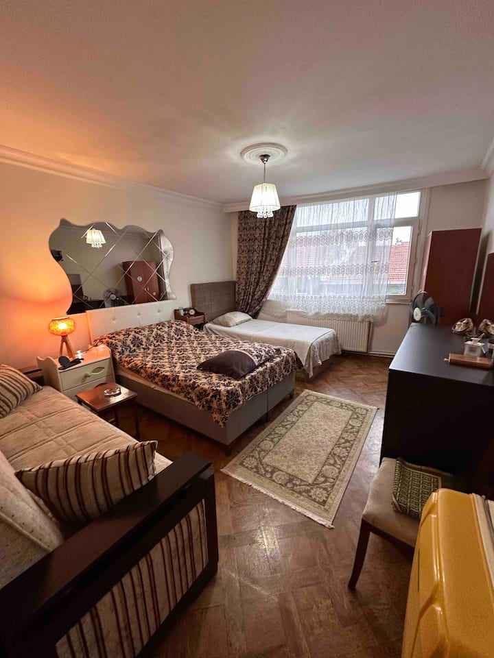Sunny Private Room In Cozy Apartment - Fatih