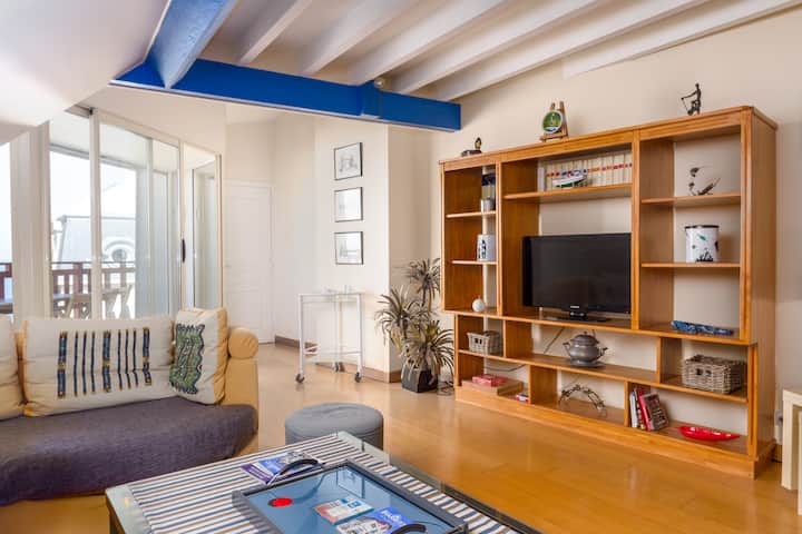 Duplex De 170 M2 -Quartier Des Halles/parking - Biarritz